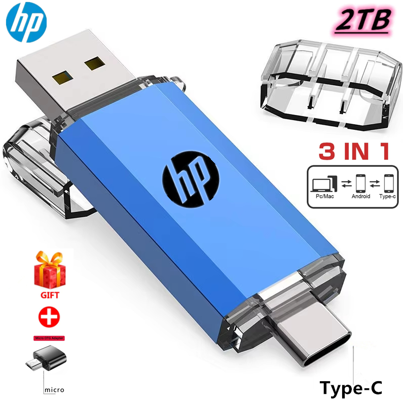2TB high-speed TYPE-C flash drive 1TB 512GB 256GB 128GB 64GB 32GB OTG ...