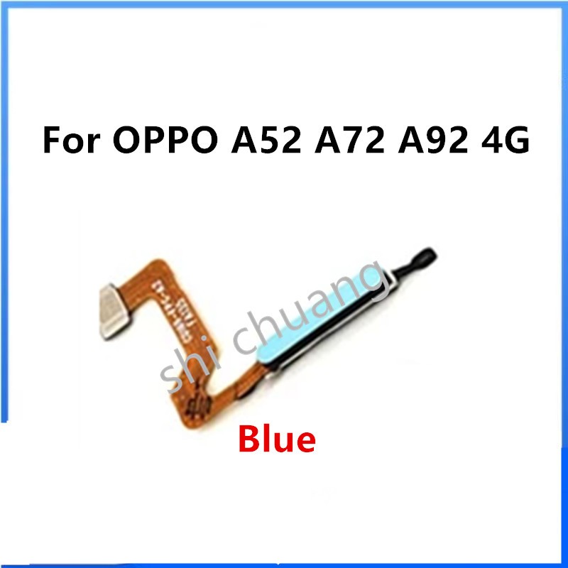 For OPPO A52 A72 A92 4G switch power home start button fingerprint free ...