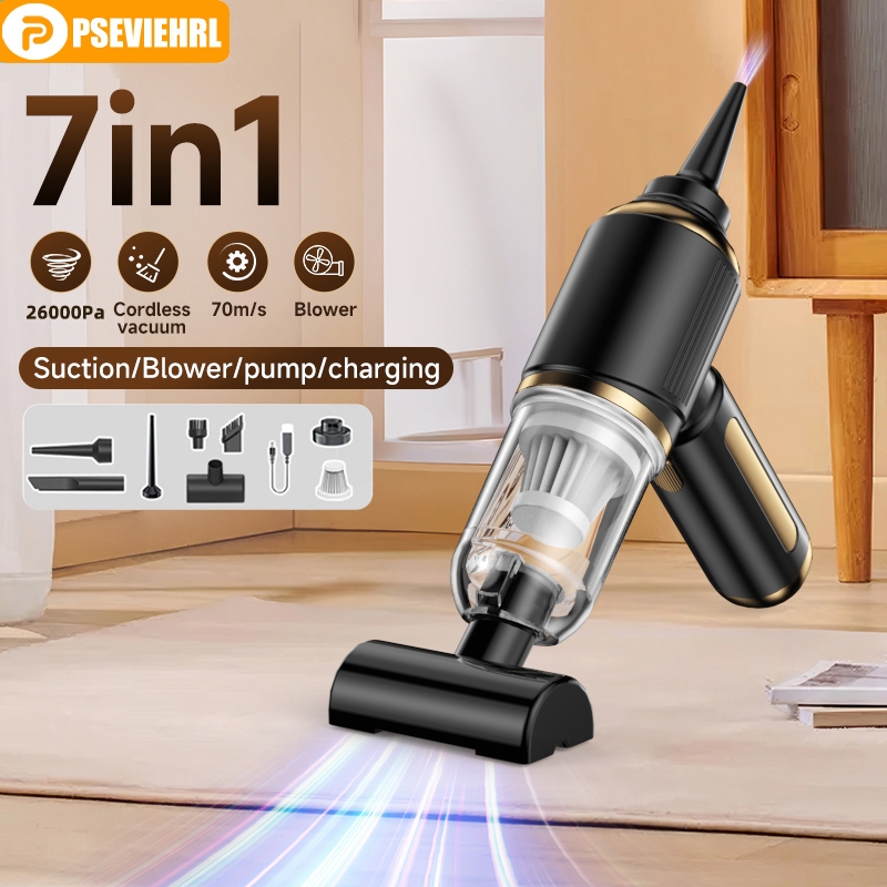7 in1 Cordless Vacuum Cleaner and blower 26000Pa USB Rechargeable ...