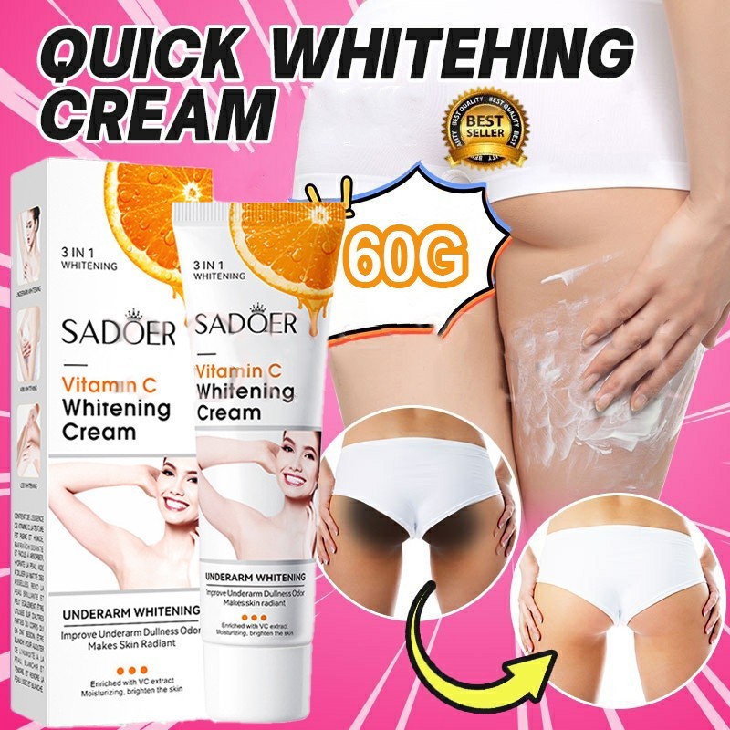 SADOER Vitamin C Underarm Whitening Cream Moisturizing Moisturizing Delicate Brightening 腋下美白霜 ...
