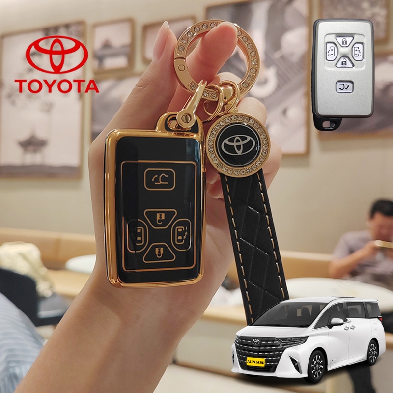 Toyota 5 Buttons Car Remote Key Case For Toyota Estima/alphard/vellfire ...