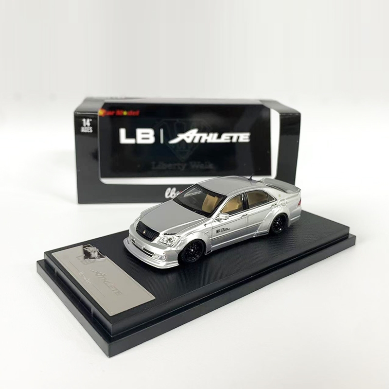 Star Model 1:64 Model Car Toyota Crown V12 S180 LBWK Wide Body Alloy ...