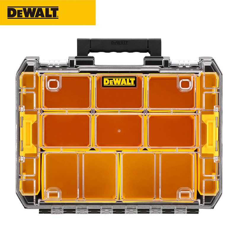 Dewalt TSTAK2.0 Stacking System Toolbox Multi-Grid Transparent Parts ...