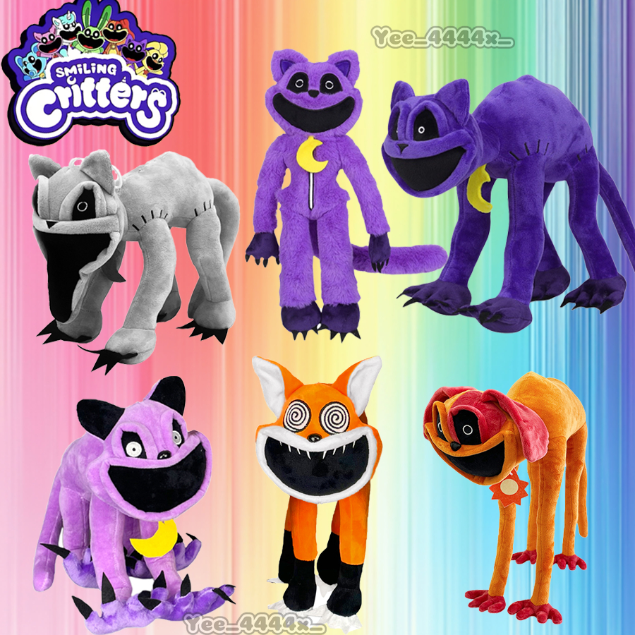 Smiling Critters Plush Toy Horror Catnap Plush Doll Nightmare Cat Poppy ...