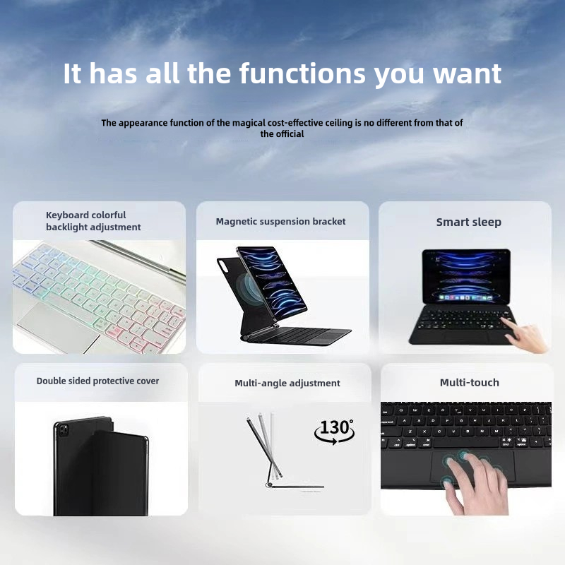 Smart Magic Keyboard for Pad Wireless Bluetoothkeyboard Foldable Magic ...