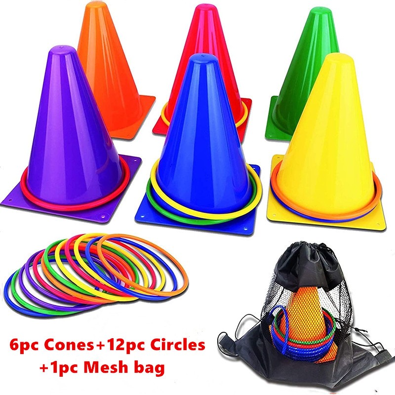 Christmas Children's Ring Toss Game/Cone Toss/Xmas Holiday Games/Indoor ...