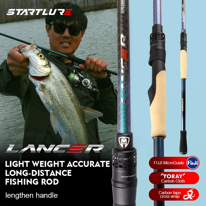 CEMREO Extra Fast Distance Throwing Fishing Rod FUJI Guide TORAY Carbon ...