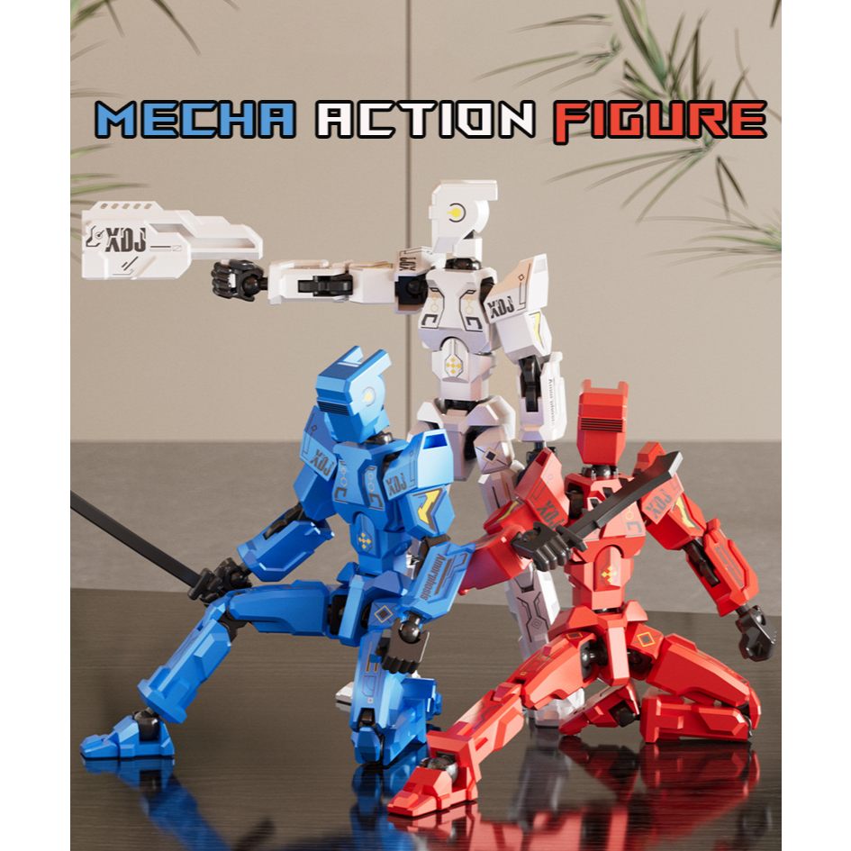 mecha 3D printed Dummy Lucky 13 Action Figure,T13,DIY gift ...