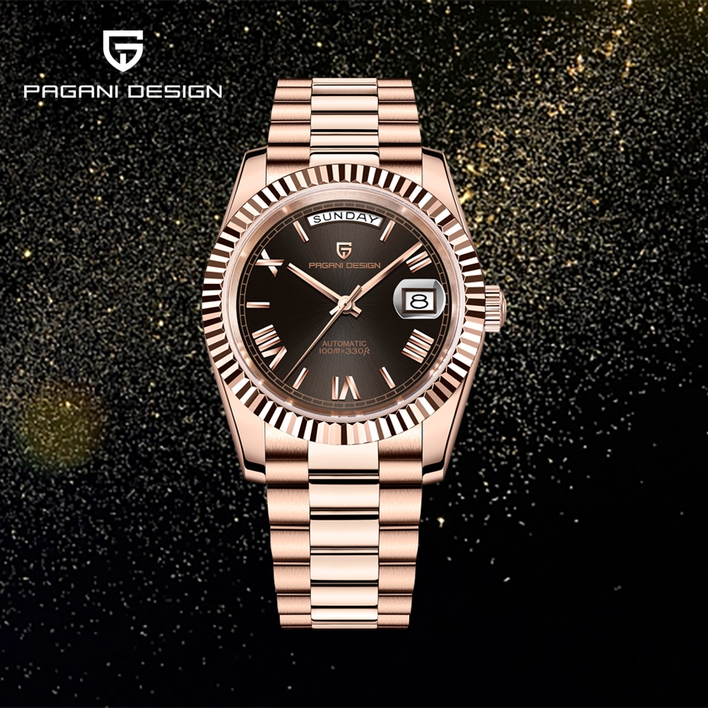 PAGANI DESIGN Original DD36 Men Watch Automatic Mechanical Seagull ST16 ...