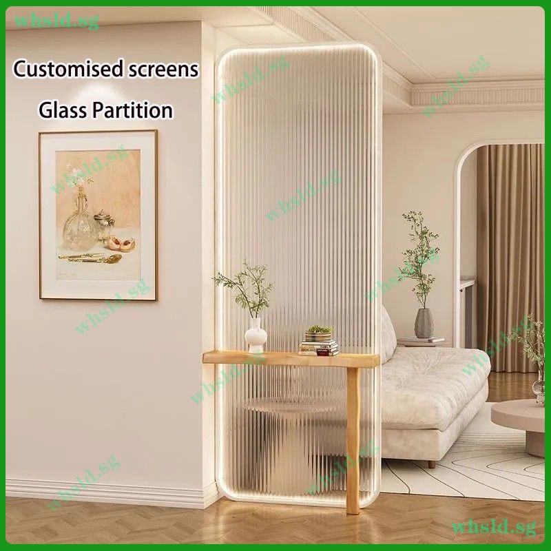 Light Luxury Cream Screen Partition Living Room Blocking Entrance ...