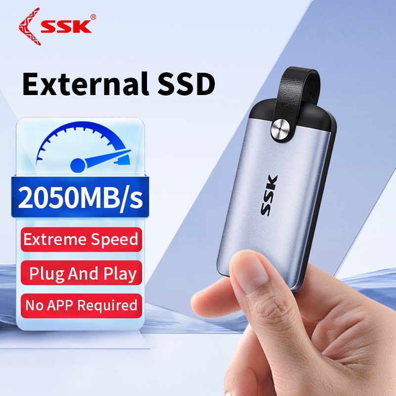 SSK 2000MB/s SD510 External Portable SSD 1T 20Gbps External Solid State ...