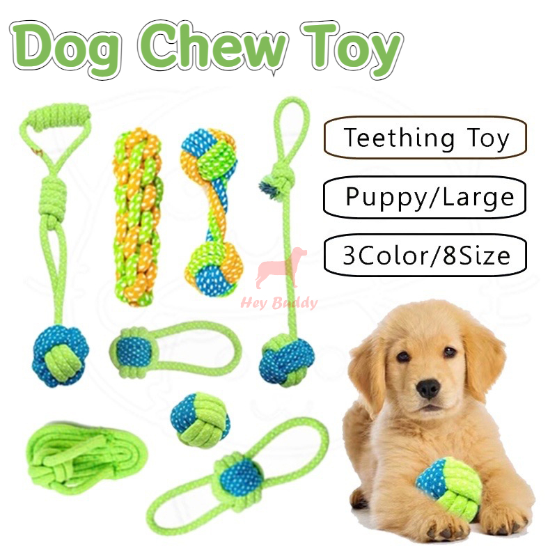 Pet Toys Dog Cotton Rope Dog Bite Toy Puppy Toy 狗狗 玩具 耐咬 | Shopee Malaysia