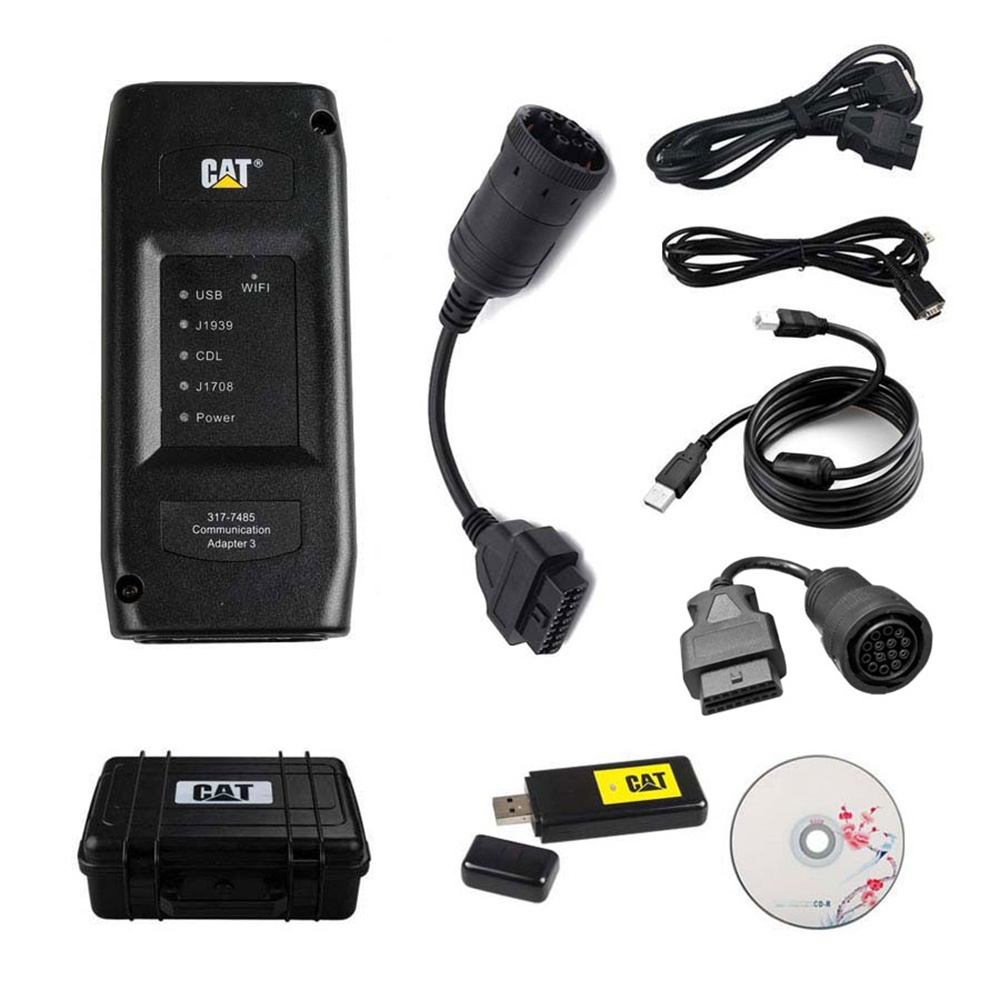 Real Cat Caterpillar Communication Adapter 3 Cat ET 3 Super CAT ...