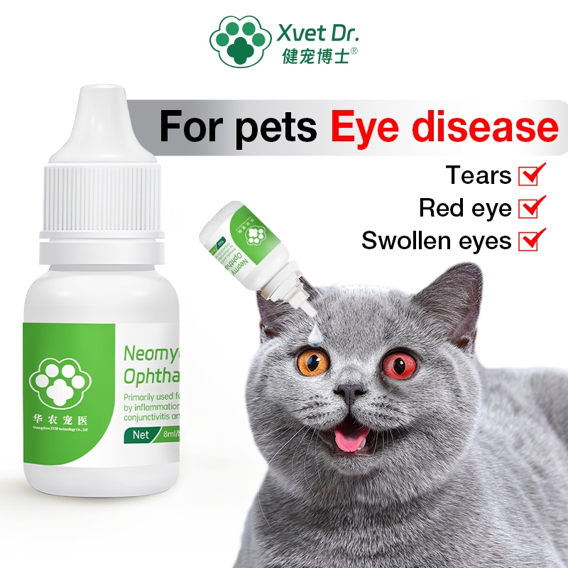 Xvet Dr Pet Eye Drops Improve Conjunctivitis And Keratitis For Dog And ...