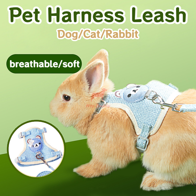 Rabbit Leash With Harness Rabbit Clothes Bunny Pet Leash For Rabbit ...