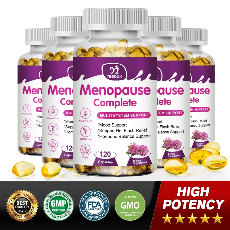 Menopause Complete Capsules, Support Hot Fiash Relief, Hormone Balance ...