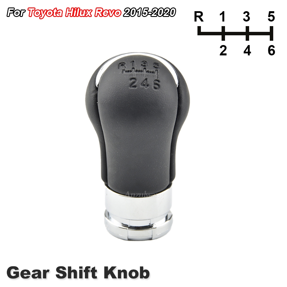 6 Speed Manual Gear Stick Shift Knob Fit for Toyota Hilux Revo 2015 ...