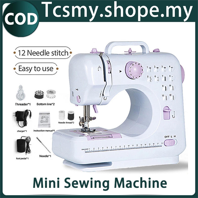 TCSMY 12 Needle Electric Sewing Machine Mini Sewing Machine Portable ...