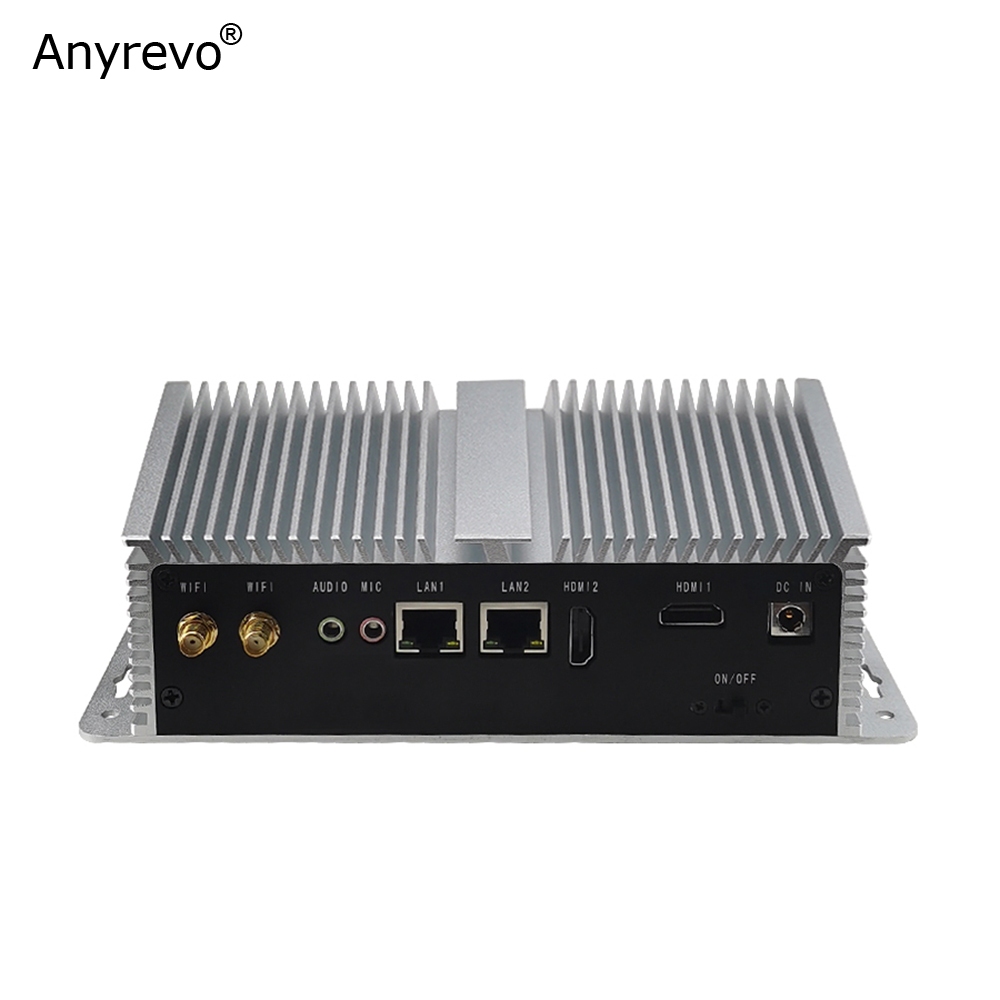 Fanless Industrial Personal Computer Intel i5 8350U Quad Core IoT PC ...