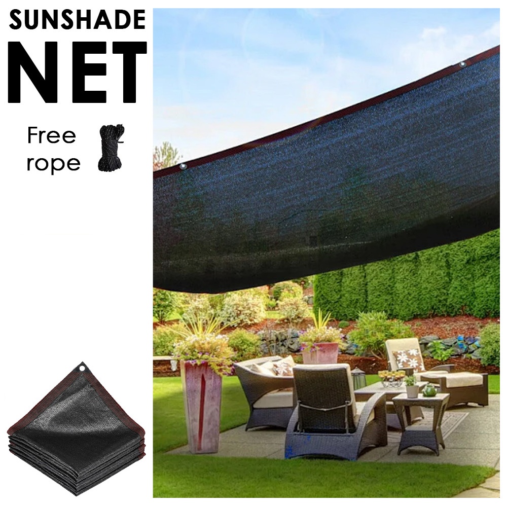 98% Anti-UV Awning Roof Outdoor Sun Shade Net Garden Net Sunscreen ...
