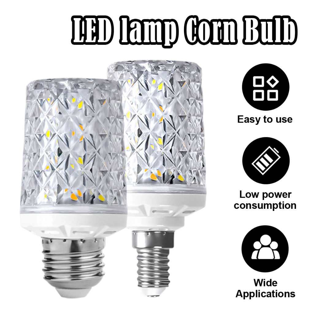 E14 E27 Led Corn Bulb 24W 30W 40W 50W Super Decorative Warm Room Bulbs ...
