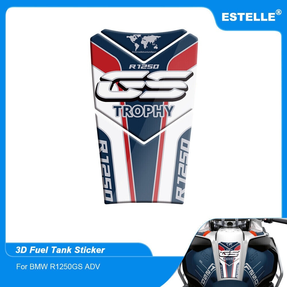For BMW R1250GS Adventure 2023 GS TROPHY 3D Gel Gas Fuel Tank Pad Decal ...