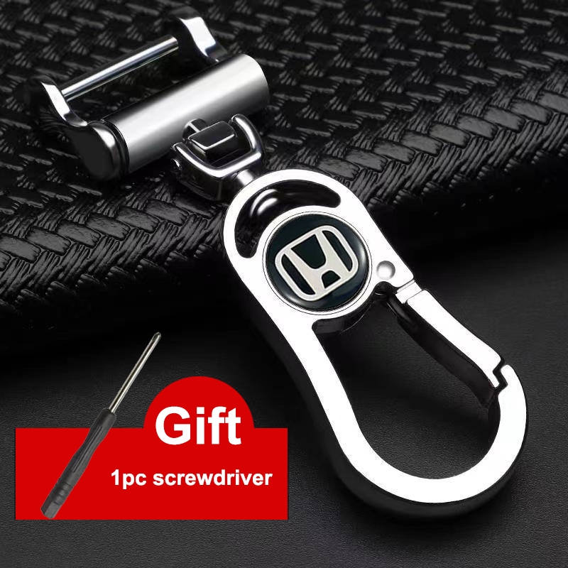 [Ready Stock] Honda Logo Key Chain Car Keychain Creative Alloy Metal ...
