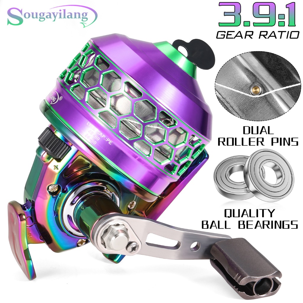 Sougayilang Bullet Wheel Gear Ratio 3.9:1 High Speed Fishing Reel Brand ...