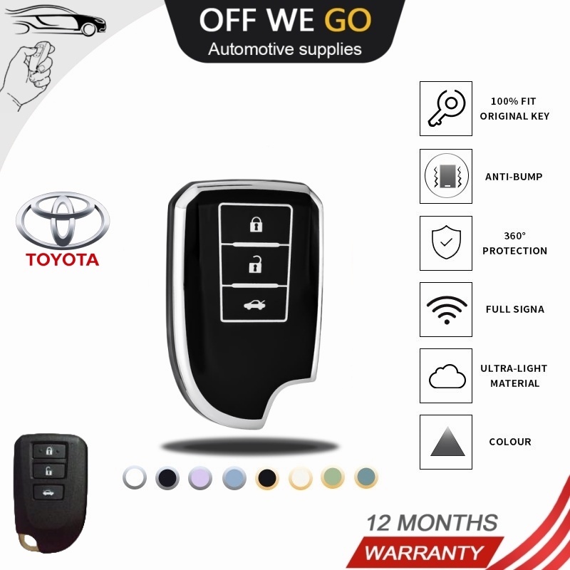Toyota Vios Toyota Yaris Key Cover Case Casing Sarung Kunci Kereta ...