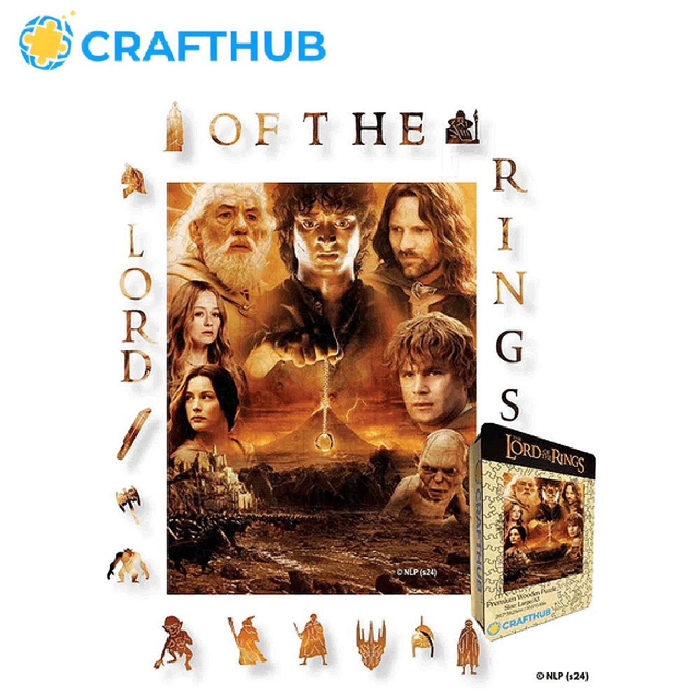 Crafthub The Lord of the Rings - Magical Sorcerer Hobbits| Thicker and ...