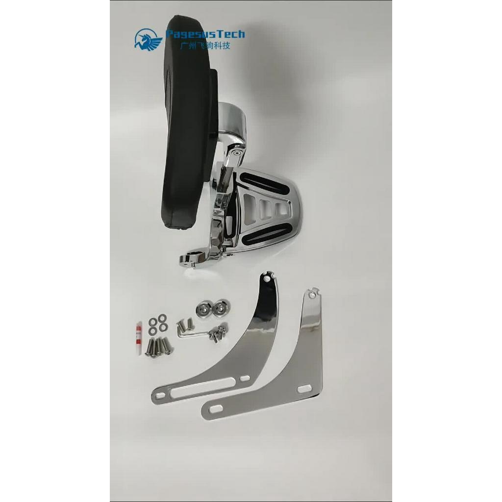 Driver Passenger backrest luggage rack back rest for Harley davidson ...