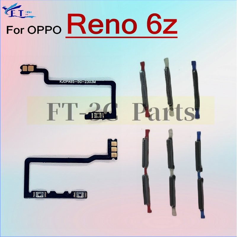 For OPPO Reno 6Z 5G CPH2237 Power on / off Switch Button Side Volume Up ...