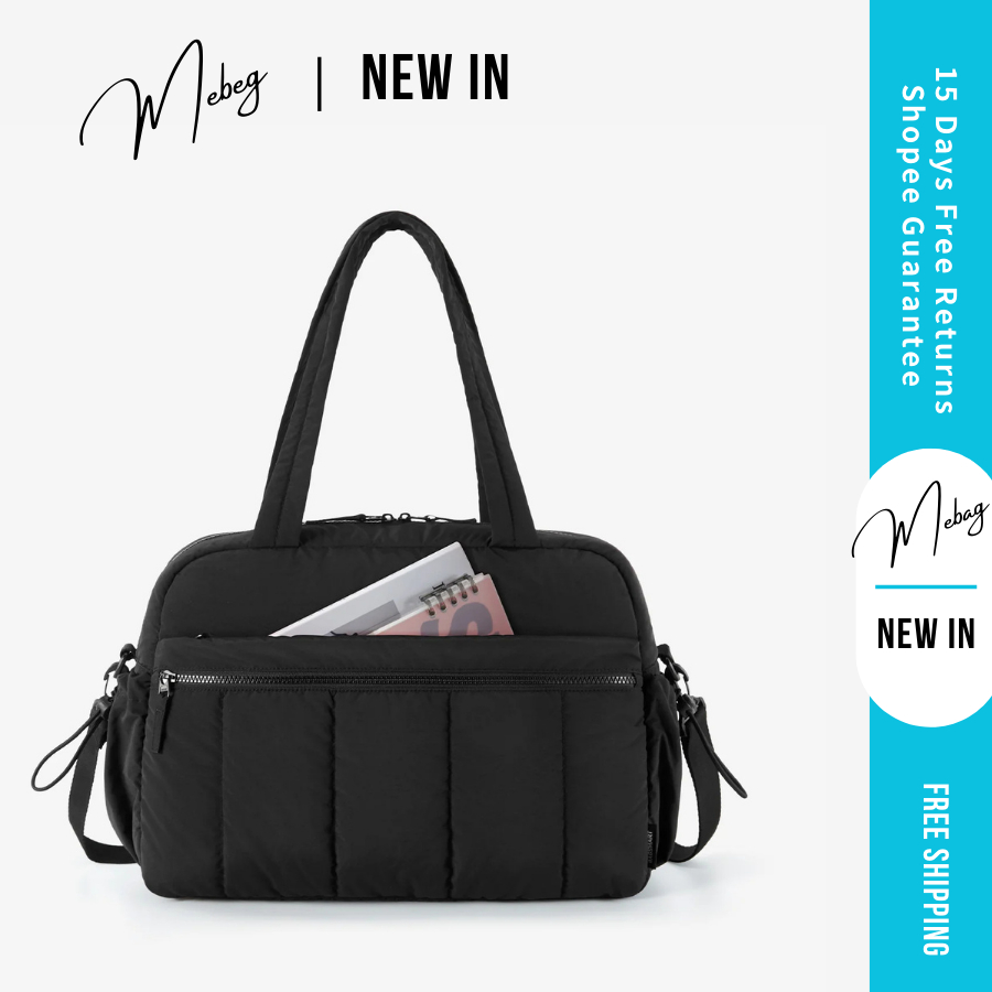 Puffer Weekender Tote Bag with Wet Pocket - Ideal Duffle Bag for Women ...