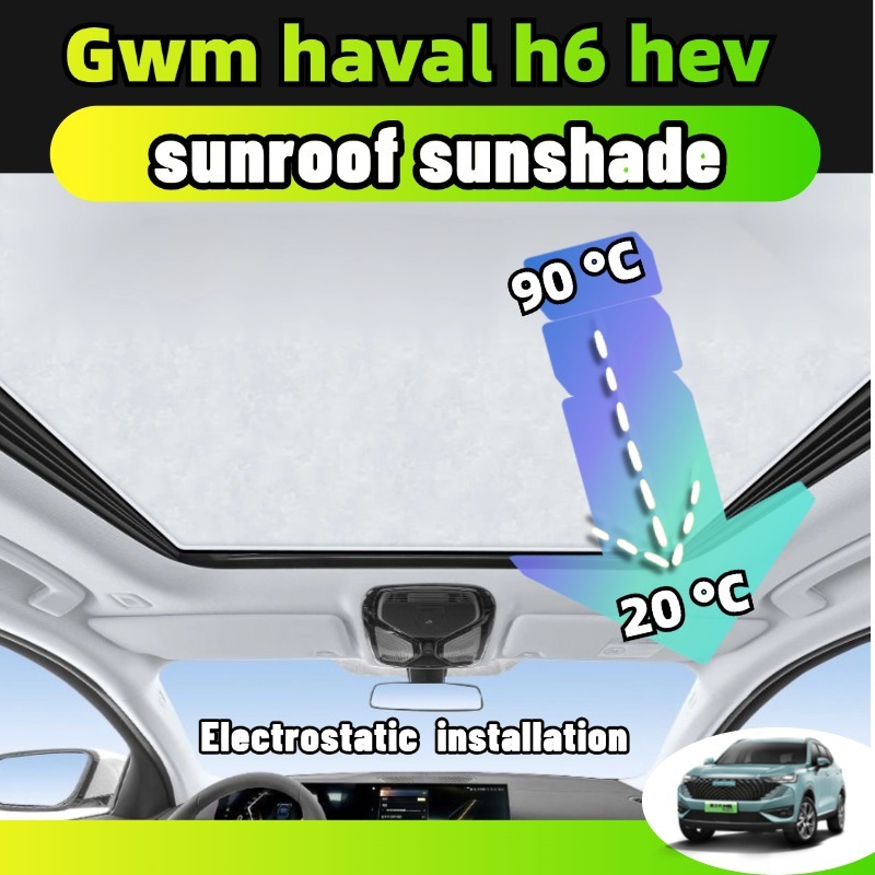 Haval h6 hev car Sunroof Sunshade curtain Electrostatic adsorption ...