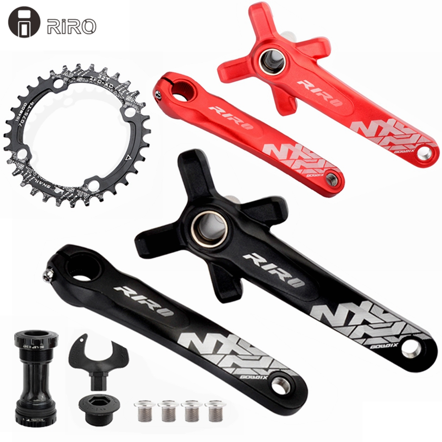 RIRO mountain bike crankset with a hollow integrated NX crank and 36/38 ...