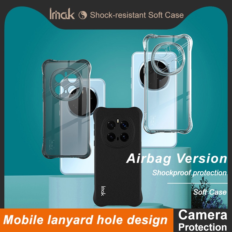 imak Honor Magic 7 Pro 5G Full - Coverage Airbag Shockproof TPU Soft Matte Casing Back Cover ...