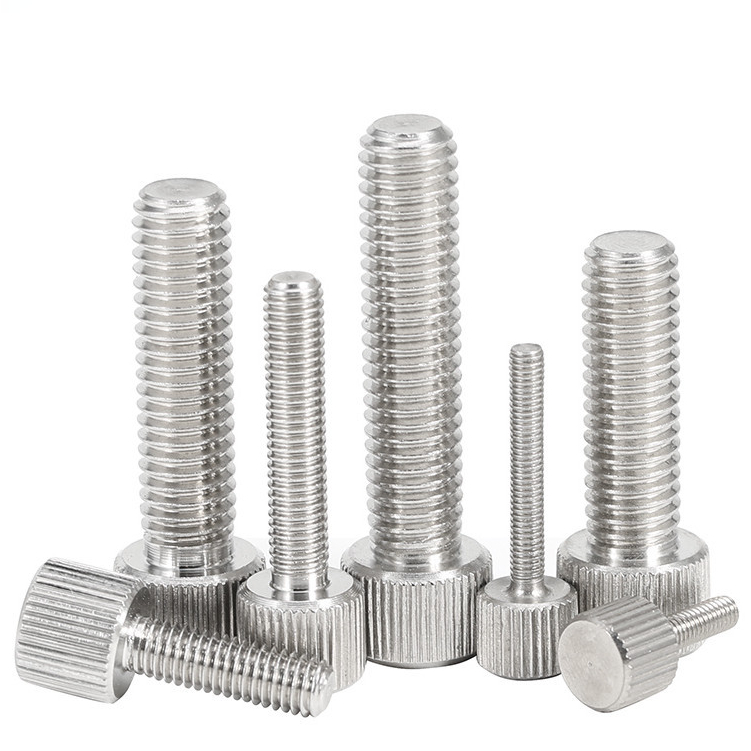 M2 M2.5 M3 M4 M5 M6 M8 304 Stainless Steel Knurled Flat Round Small ...