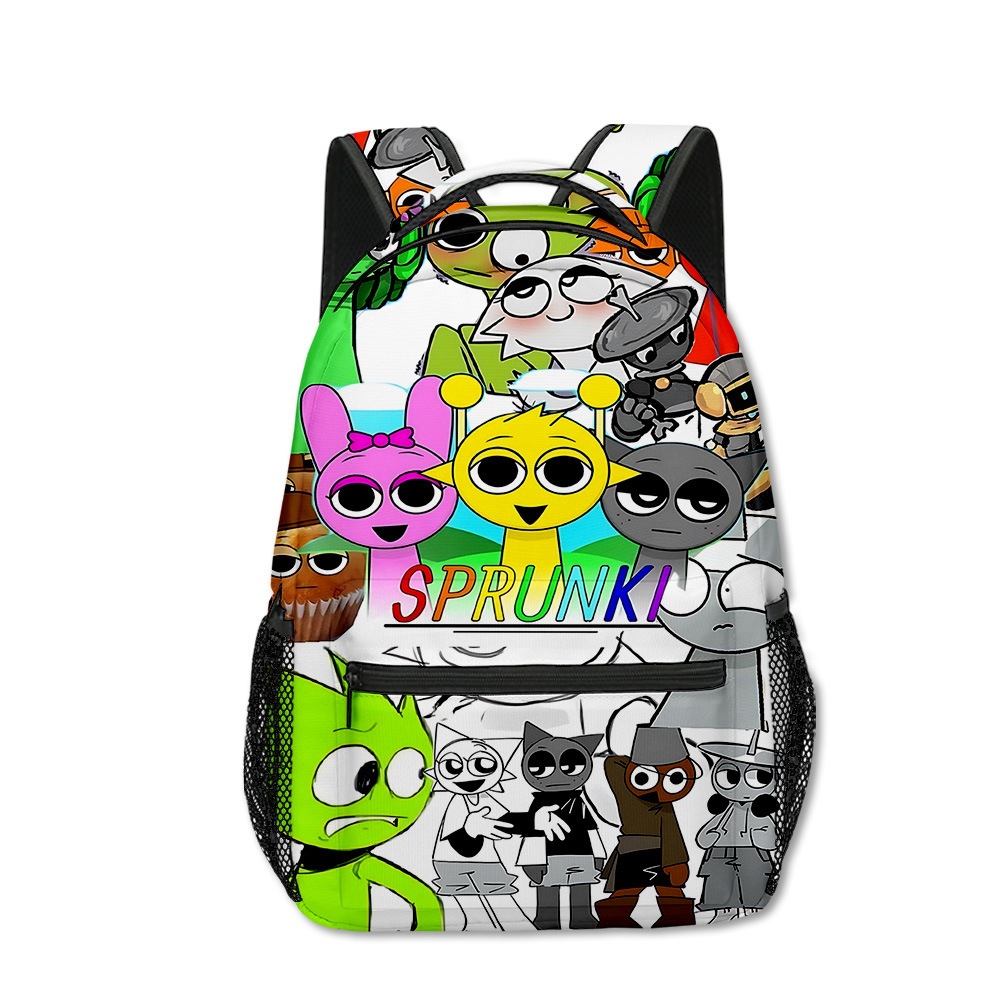 Rhythm Box School Bag Sprunki Elementary School Students Cartoon School ...
