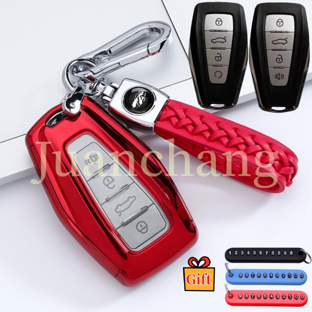 Proton X50 X90 Chrome Reflection TPU X50 Car Key Cover Key Fob Case ...