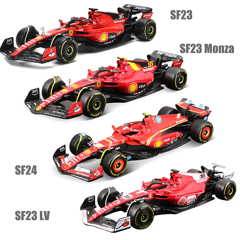 2024 New Hot Bburago F1 1:43 Ferrari SF24 Aston Martin AMR23 Red Bull ...