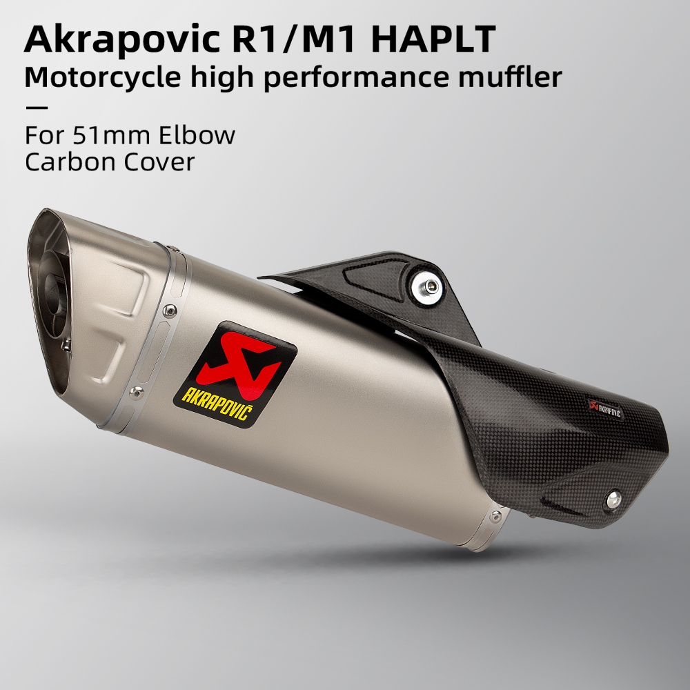 Akrapovic R1/M1 motorcycle bike exhaust muffler with DB killer/Silencer ...