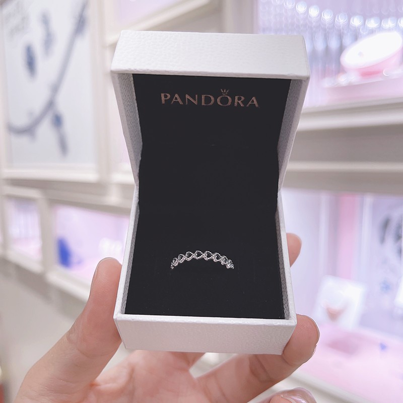 (Duty free) PANDORA Heart Connection 925 Silver 190980 Love Couple Pair ...