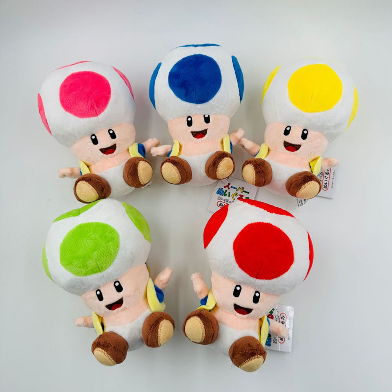 5 Styles Super Mario Bros Mario Luigi Goomba Yoshi Plush Toys Pillow ...