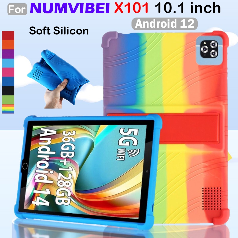 Casing For NUMVIBE X101 Tablet 10.1 Inch Android 12 Fashion High Quality Tablet Stand Case ...