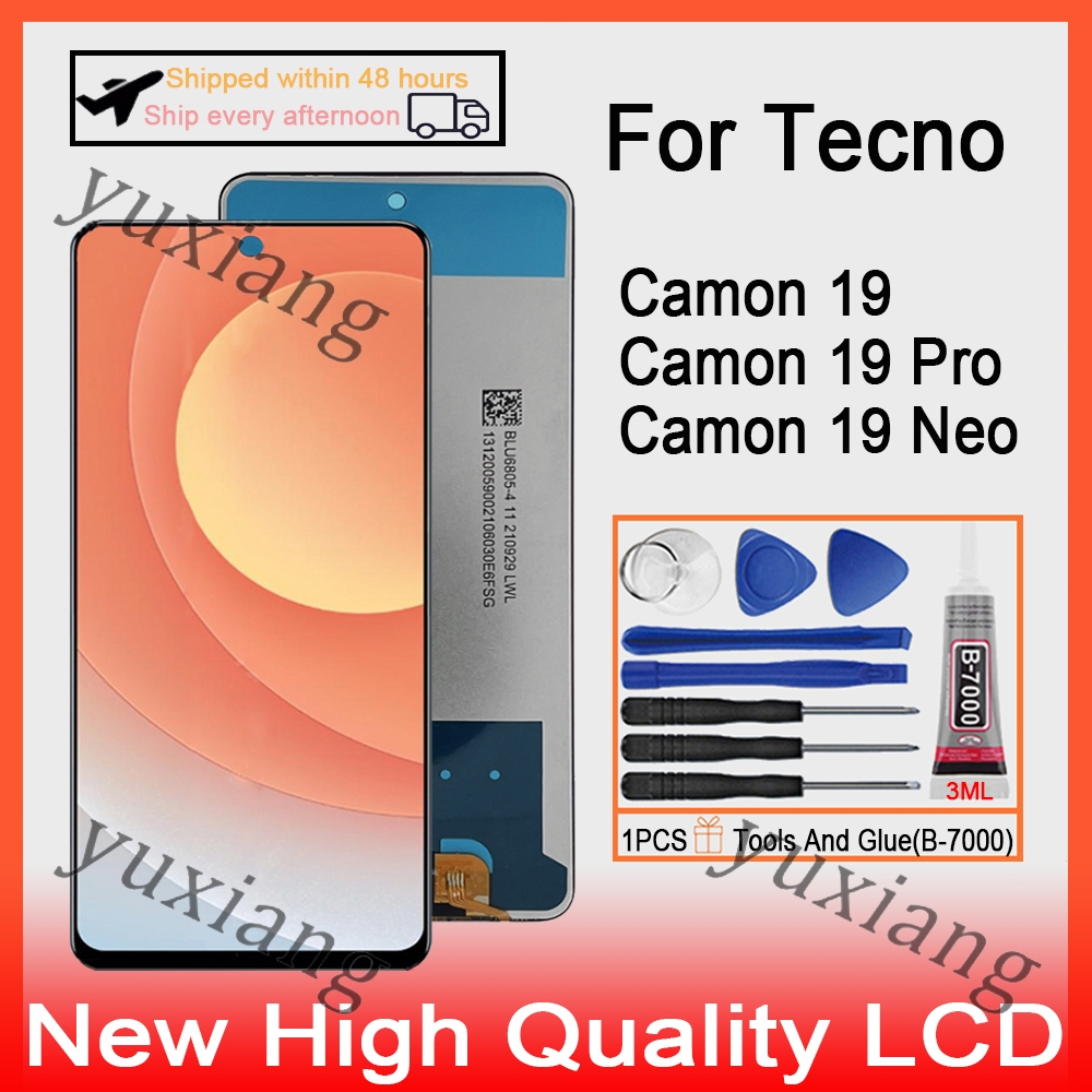 Original Tecno Camon 19 Camon 19 Pro 4G 5G Camon 19 Neo LCD Display Touch Screen Replacement ...
