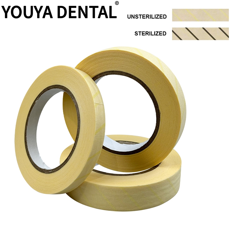 1 Roll Autoclave Cards Steam Indicator Tape Dental Sterilization ...