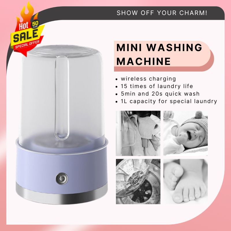 Portable washing machine mini underwear panties laundry cup dormitory ...