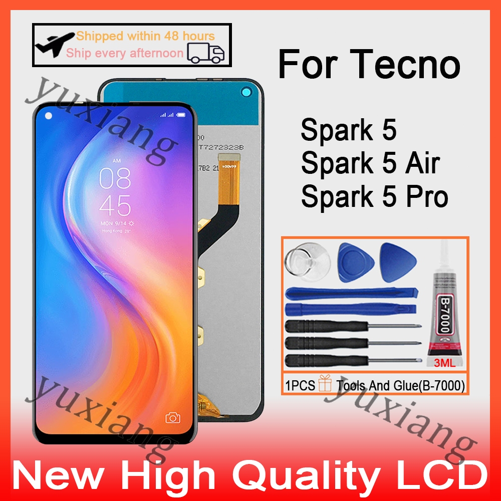 Original Tecno Spark 5 Spark 5 Pro Spark 5 Air LCD Display Touch Screen Replacement | Shopee ...