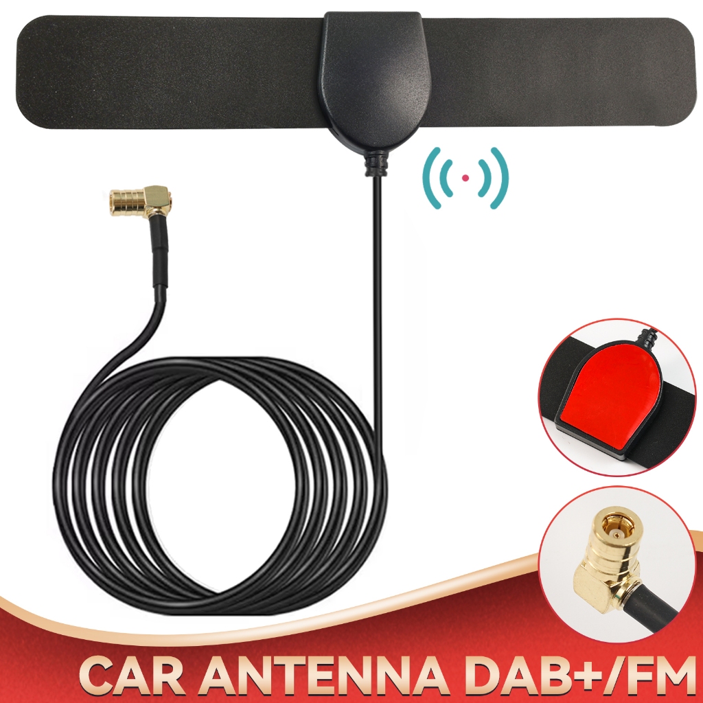Universal DAB+FM Radio Stereo Car Antenna Signal Booster Amplifier ...