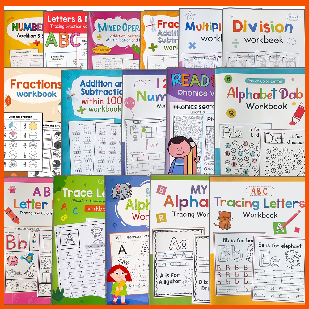 26 Letter Alphabet and Number Tracing Series Workbook: A Beginner's ...
